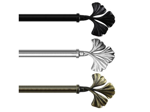 Click here for 13/16 inch Maidenhair Curtain Rod 66-120 - Black prices