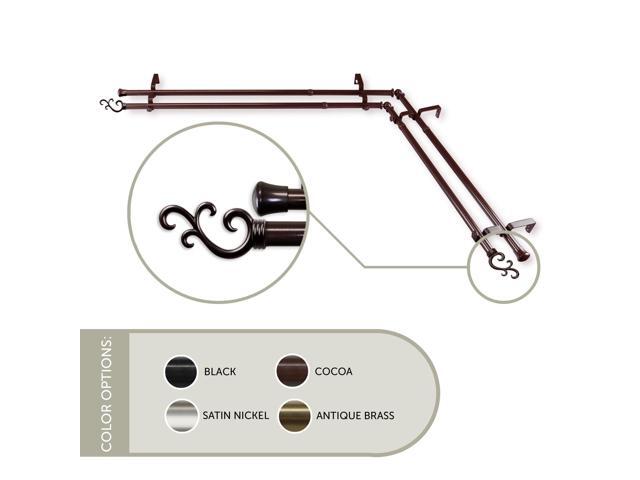 Click here for 13/16 inch Mosey Corner Window Double Curtain Rod... prices