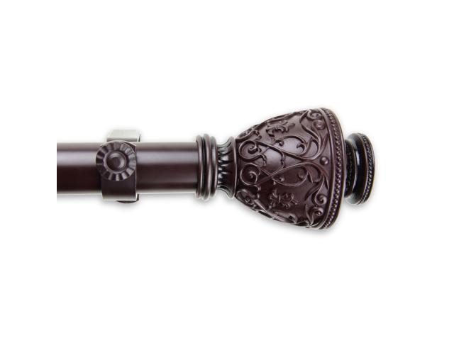 Click here for Virginia Curtain Rod 1 inch 66-120 inch - Mahogany prices