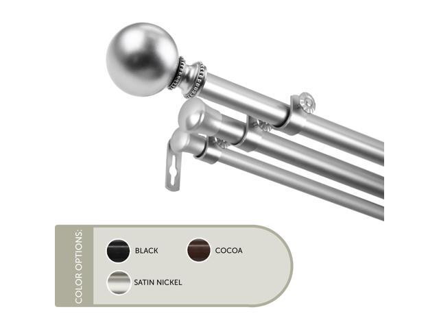 Click here for 13/16 inch Lex Triple Curtain Rod 120-170 - Satin... prices