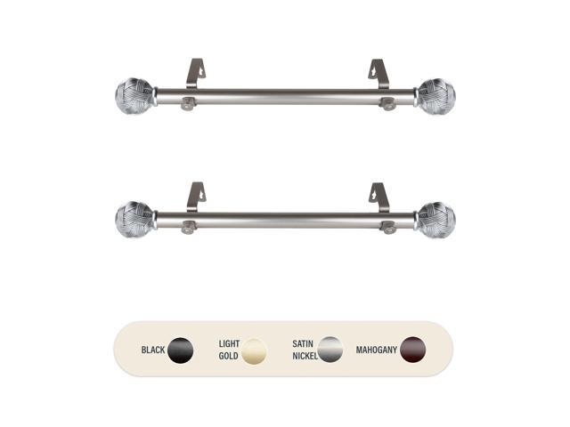 Click here for Zitta 1 inch Side Curtain Rod 12-20 inch long (Set... prices