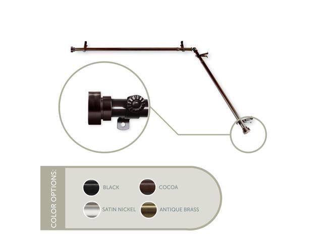 Click here for Thornhill Corner Window Curtain Rod 13/16 inch 120... prices