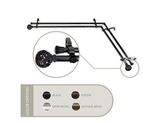 Click here for 13/16 inch Ruston Corner Window Double Curtain Rod... prices