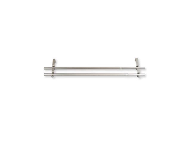 Click here for 13/16 inch Double Curtain Rod 28-48 - Satin Nickel prices