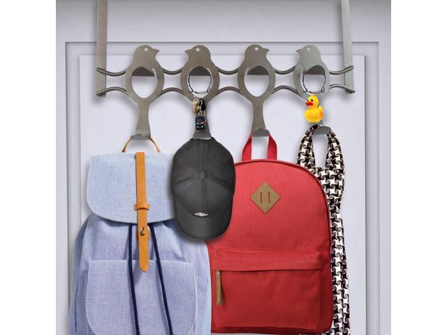 Click here for Over the Door Bird Organizer Hooks - 8 Hooks  Bron... prices