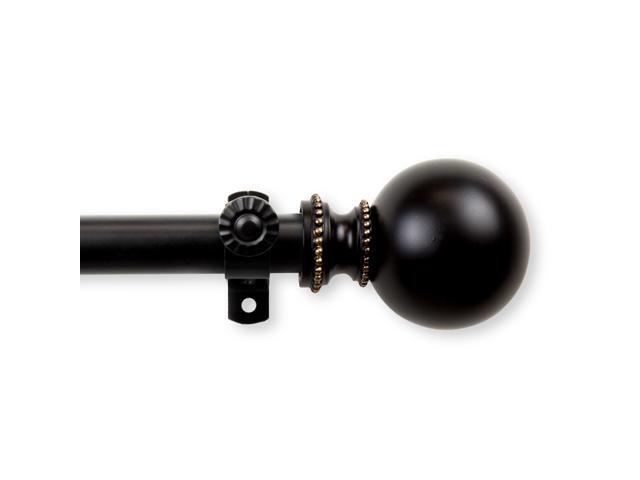 Click here for Lex Curtain Rod 13/16 inch 66-120 - Black prices