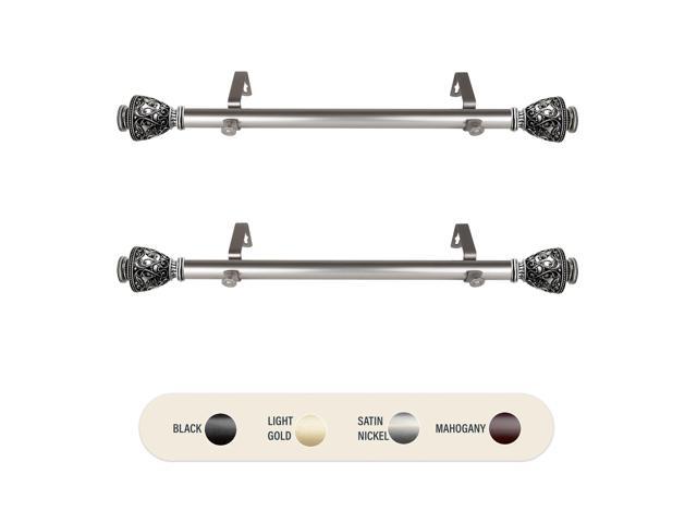 Click here for Virginia 1 inch Side Curtain Rod 12-20 inch long (... prices