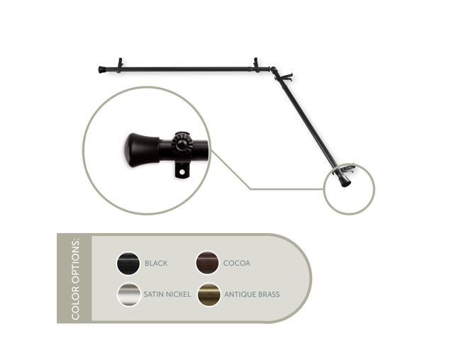 Click here for 13/16 Single Corner Curtain Rod 48-84 each side -... prices