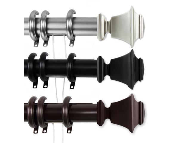 Click here for Norma Decorative Traverse Rod w/ Rings 48-84 - Sat... prices