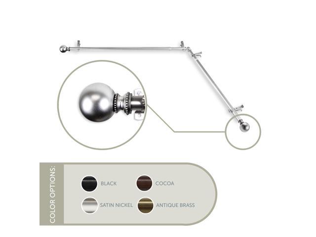 Click here for Lex Corner Window Curtain Rod 13/16 inch 120-170 -... prices