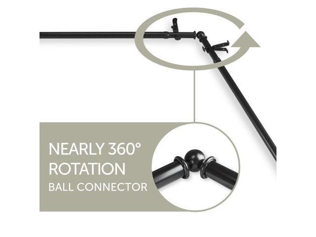 Click here for Basic 13/16 inch Bay Window Curtain Rod 20-36  38-... prices