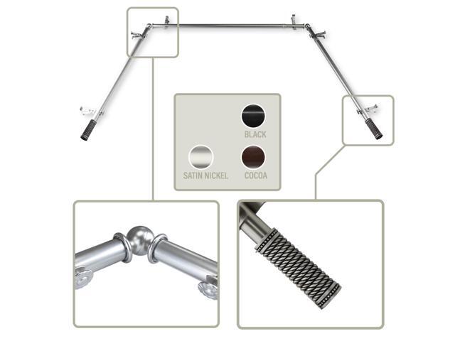 Click here for Weaver 13/16 inch Bay Window Curtain Rod 20-36  38... prices