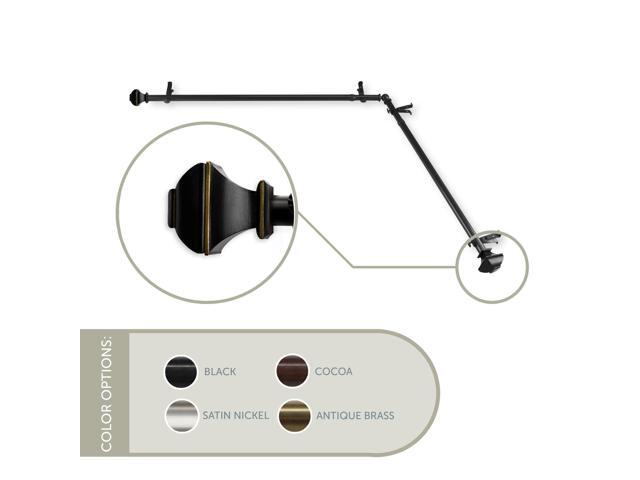 Click here for Maryland Corner Window Curtain Rod 13/16 inch 48-8... prices