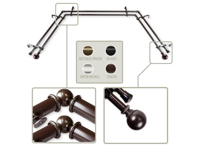 Click here for Lex 13/16 inch Bay Window Double Curtain Rod 20-36... prices