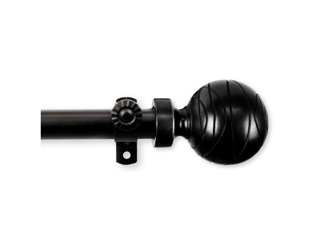 Click here for Lynn Curtain Rod 13/16 inch 66-120 - Black prices