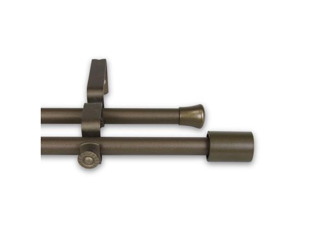 Click here for Bertha Double Curtain Rod 5/8 inch 48-84 Inch - An... prices