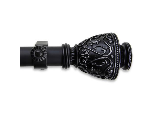 Click here for Virginia Curtain Rod 1 inch 28-48 inch - Black prices