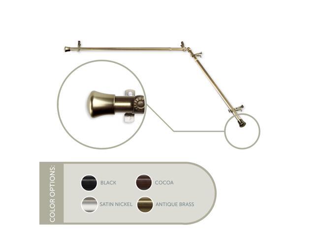 Click here for 13/16 Single Corner Curtain Rod 28-48 each side -... prices