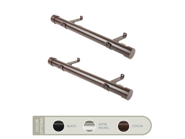 Click here for Basic 1.5 inch Side Curtain Rod 12-20 inch long (S... prices