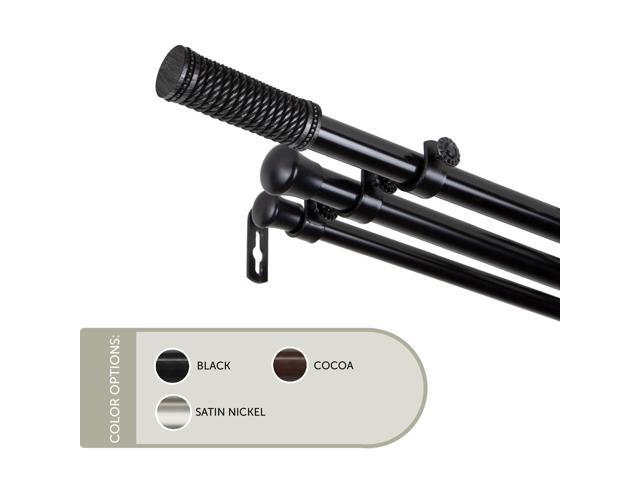 Click here for 13/16 inch Weaver Triple Curtain Rod 28-48 - Black prices