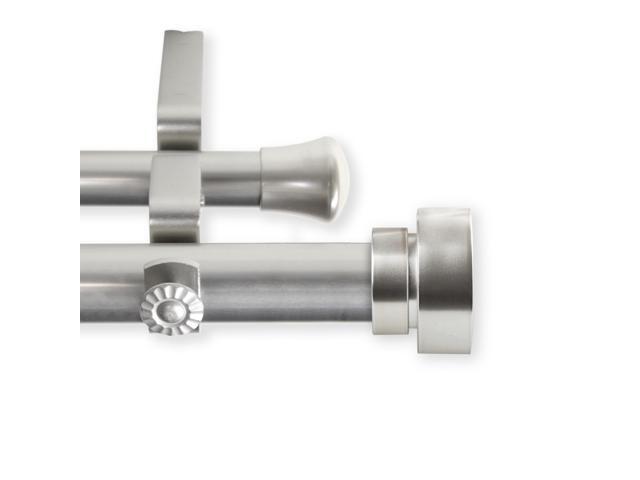 Click here for Brett Double Curtain Rod 1 inch 120-170 inch - Sat... prices