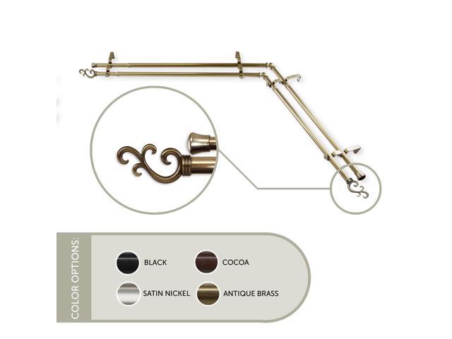 Click here for 13/16 inch Mosey Corner Window Double Curtain Rod... prices