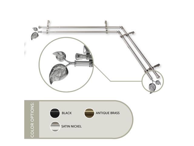 Click here for Eve Double Corner Window Curtain Rod 13/16 inch 12... prices