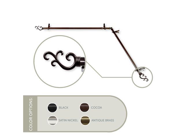 Click here for 13/16 inch Mosey Corner Window Curtain Rod 28-48 -... prices