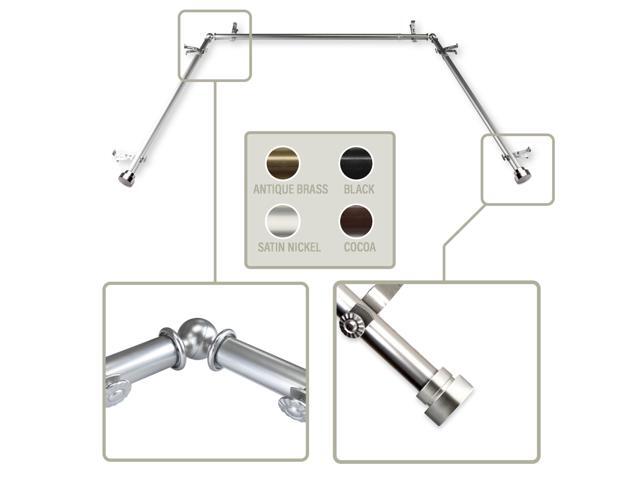 Click here for Thornhill 13/16 inch Bay Window Curtain Rod 20-36... prices