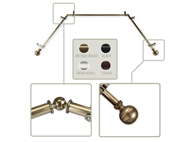 Click here for Lynn 13/16 inch Bay Window Curtain Rod 20-36  38-7... prices