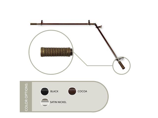 Click here for 13/16 inch Weaver Corner Window Curtain Rod 48-84... prices