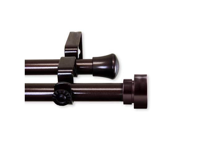 Click here for Thornhill Double Curtain Rod 13/16 inch 66-120 - C... prices