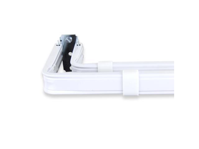 Click here for Lockseam Double Curtain Rod 28-48 - White prices