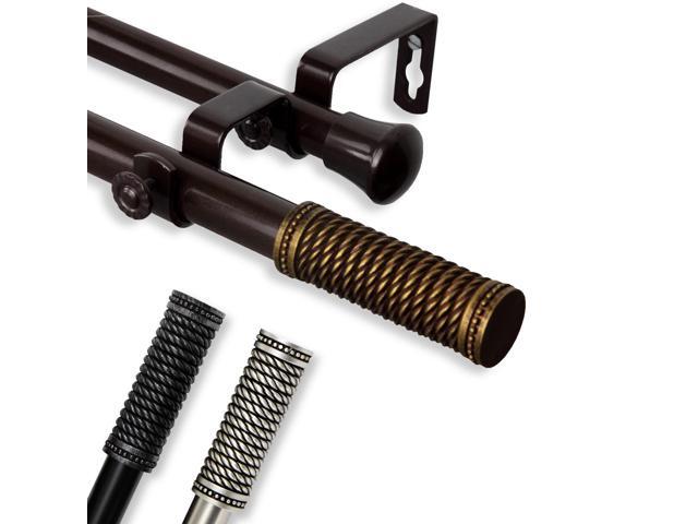 Click here for 13/16 inch Weaver Double Curtain Rod 120-170 - Coc... prices