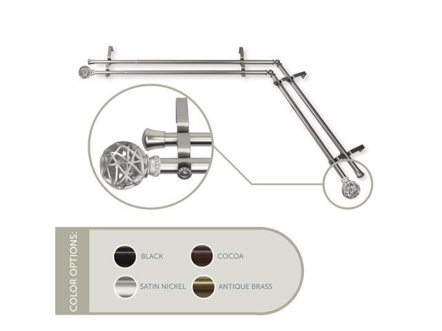 Click here for 13/16 inch Ruston Corner Window Double Curtain Rod... prices