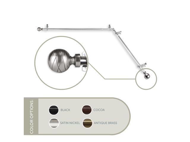 Click here for Lynn Corner Window Curtain Rod 13/16 inch 120-170... prices