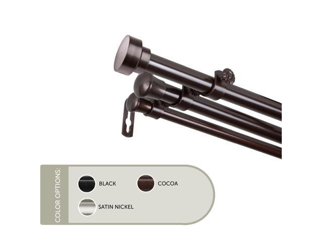 Click here for 13/16 inch Thornhill Triple Curtain Rod 66-120 - C... prices