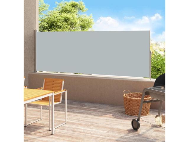 Click here for vidaXL Patio Retractable Side Awning 78.7x196.9 An... prices