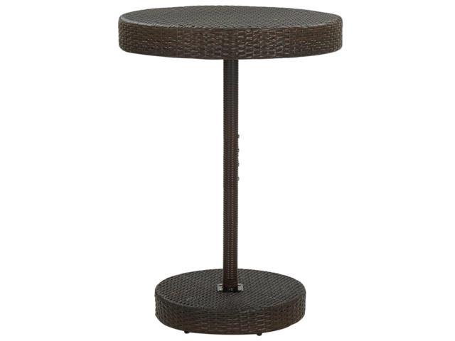 Click here for vidaXL Garden Table Brown 29.7x41.7 Poly Rattan prices