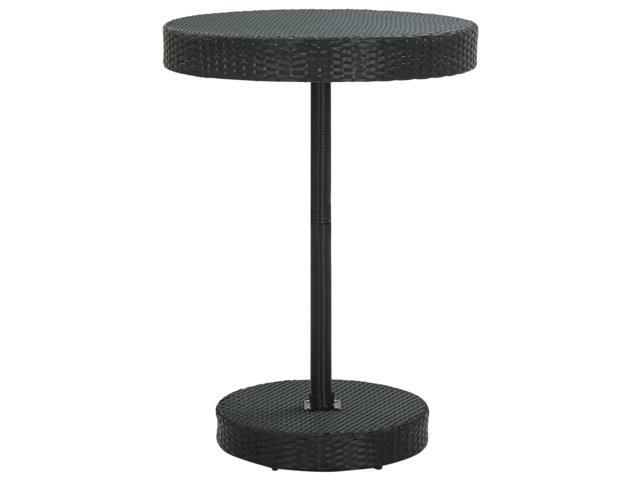 Click here for vidaXL Garden Table Black 29.7x41.7 Poly Rattan prices