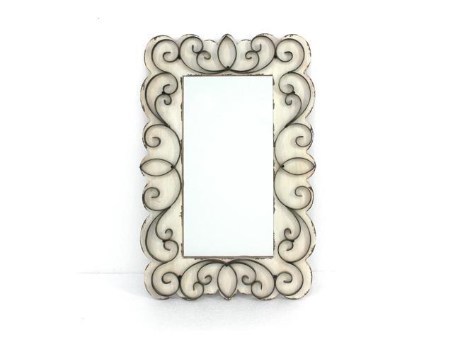 Click here for Vintage Decorative Wood & Metal Wall Mirror prices