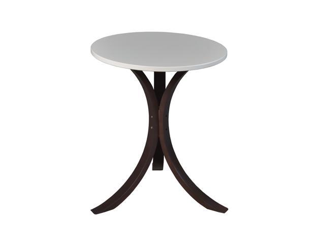 Click here for Niche Mia Bentwood Side Table- Mocha Walnut and Be... prices