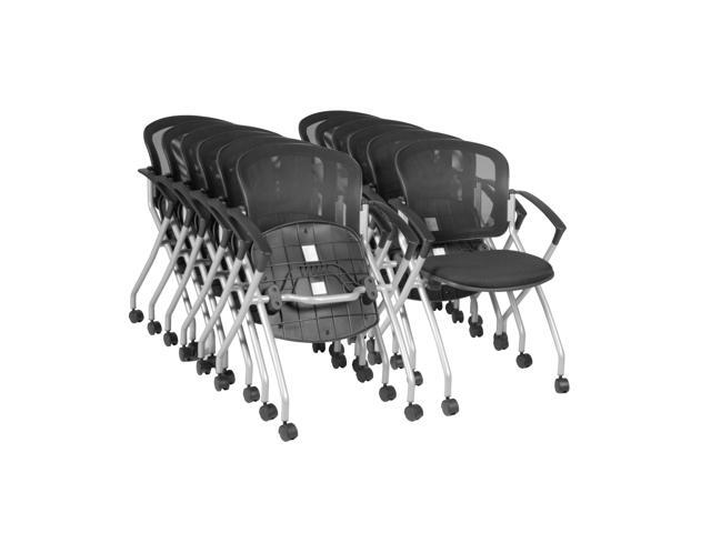 Click here for Cadence Nesting Chair (12 pack)- Black prices