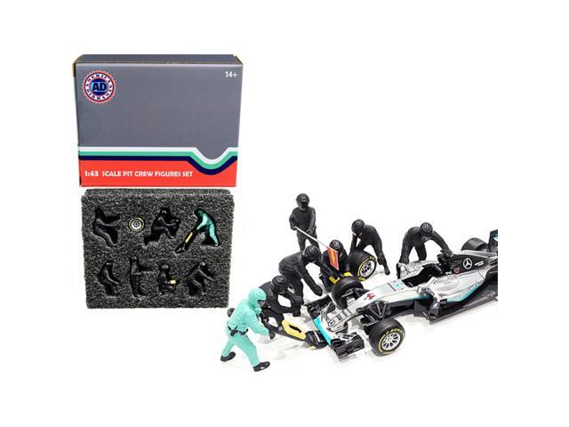 Click here for Formula One F1 Pit Crew 7 Figurine Set Team Black... prices