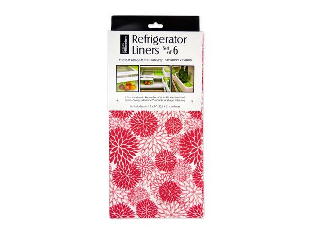 Click here for DII Tango Red Dahlia Fridge Liner (Set of 6) prices