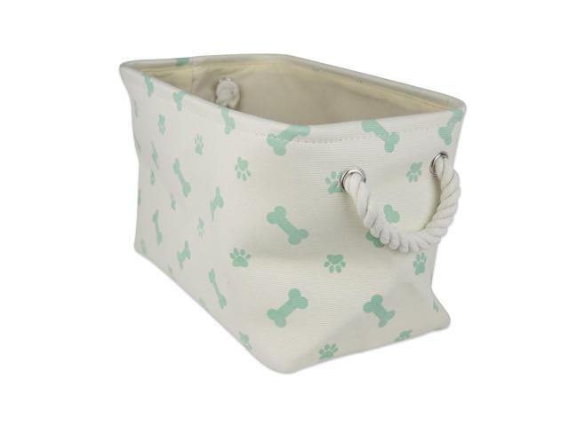Click here for DII Polyester Bin Paw/Bone Mint Rectangle Small prices