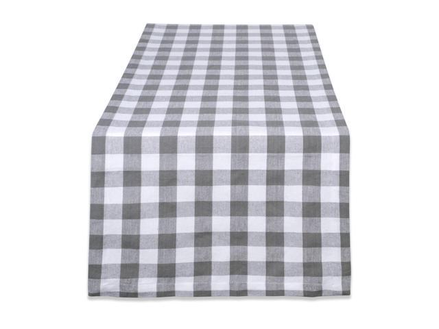 Click here for DII Gray/White Checkers Table Runner prices