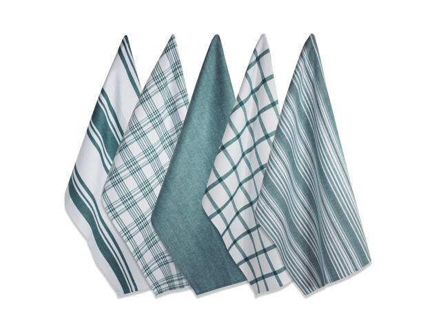 Click here for DII Assorted Teal Woven Dishtowel (Set of 5) prices