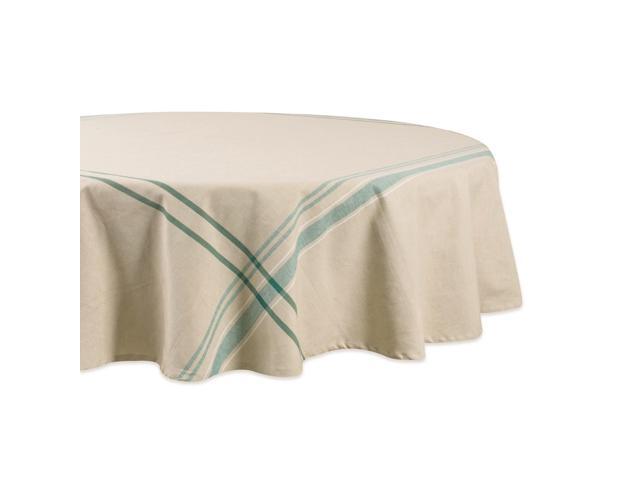 Click here for DII Teal French Stripe Tablecloth 70 Round prices