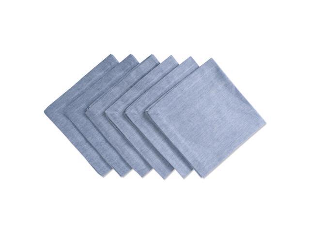 Click here for DII Blue Solid Chambray Napkin (Set of 6) prices